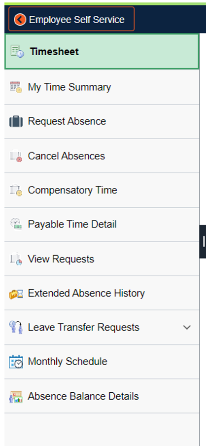 PeopleSoft Update - Employee Self Service Time and Attendance ...