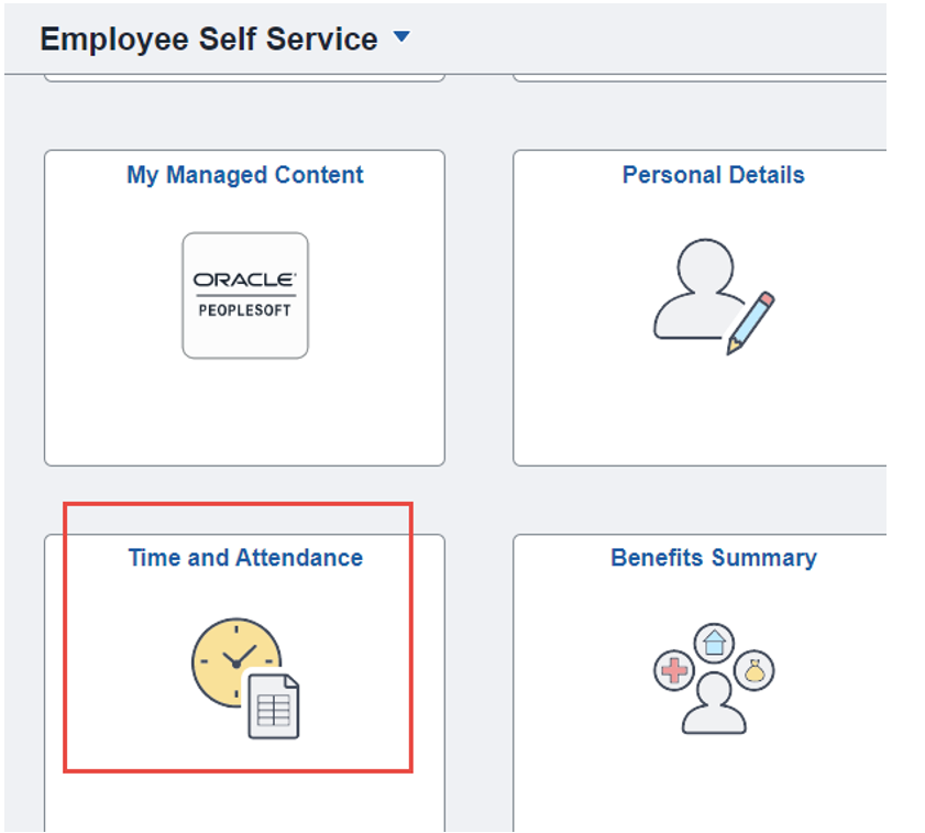 PeopleSoft Update - Employee Self Service Time and Attendance ...