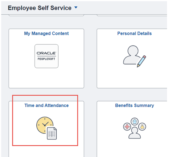 PeopleSoft Update - Employee Self Service Time and Attendance ...